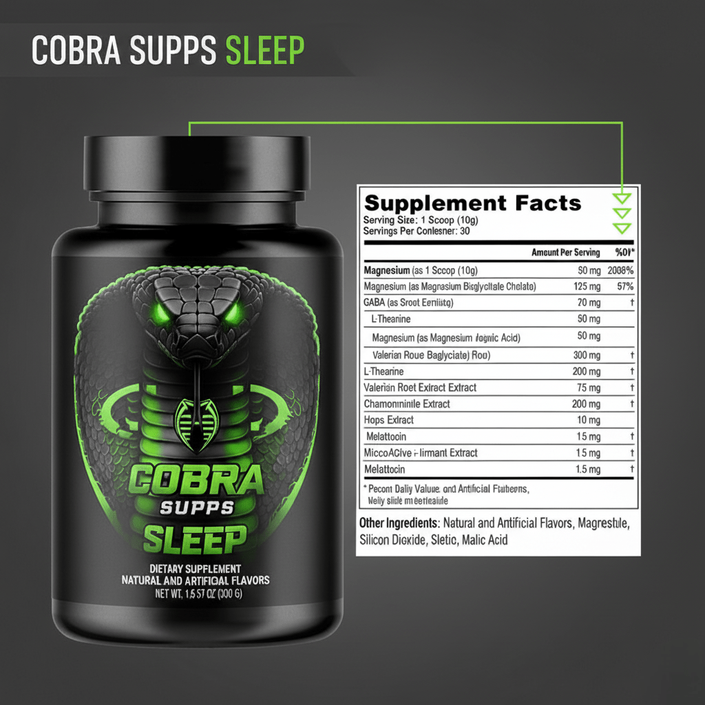 Cobra Sleep Aid | Cobra Supplements